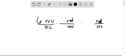 SOLVED In Exercises Express Each Angular Speed In Radians Per Second Revolutions Per