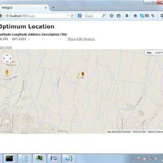 Web GIS With Google Map Embedded Download Scientific Diagram