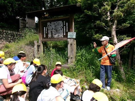 山城の魅力発見諏訪原城跡探検②山城編 金谷小学校