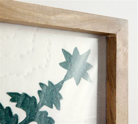 Eve Framed Snowflake Quilt Pottery Barn