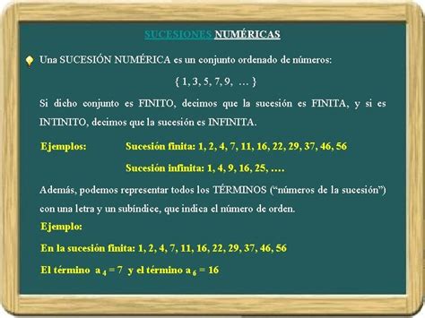 Sucesiones Numricas Progresiones Aritmticas Y Geomtricas Sucesiones Numricas