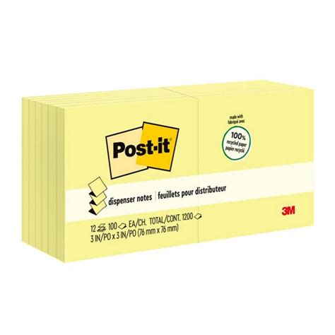 3m Ecologicas Nota Adhesiva 3m Greener Post It 330 12 Unidades
