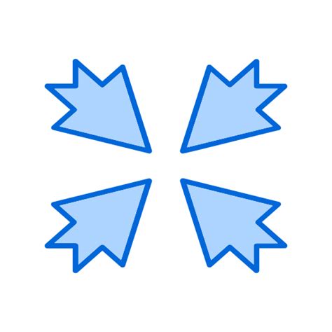 Shrink Generic Blue Icon