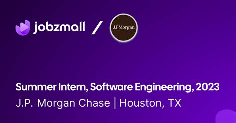 Apply To Summer Intern Software Engineering 2023 Jp Morgan Chase