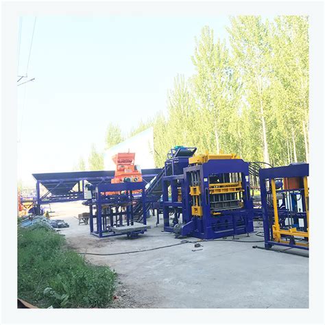 Qt12 15 Cement Block Machine Automatic Hydraulic Concrete Block Paver