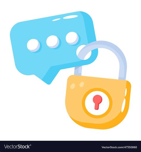 Message Security Royalty Free Vector Image Vectorstock