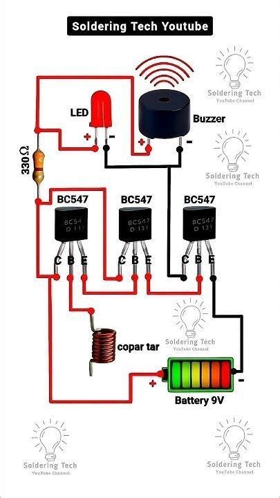Bc547 Transistor Continuity Tester Circuit Diagram Artofit