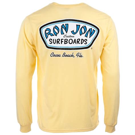 Ron Jon Cocoa Beach FL Distressed Custom Surfboards V2 Long Sleeve Tee