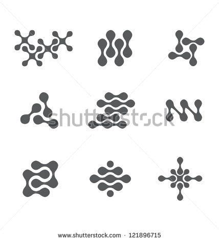 Seamless Curved Shape Pattern Vector Black Stock Vector Royalty Free Shutterstock