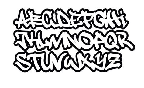 Graffiti Letters Abc Graffiti Lettering Graffiti Lettering Fonts