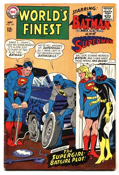 WORLD S FINEST 169 Comic Book BATGIRL SUPERGIRL SUPERMAN BATMAN VG
