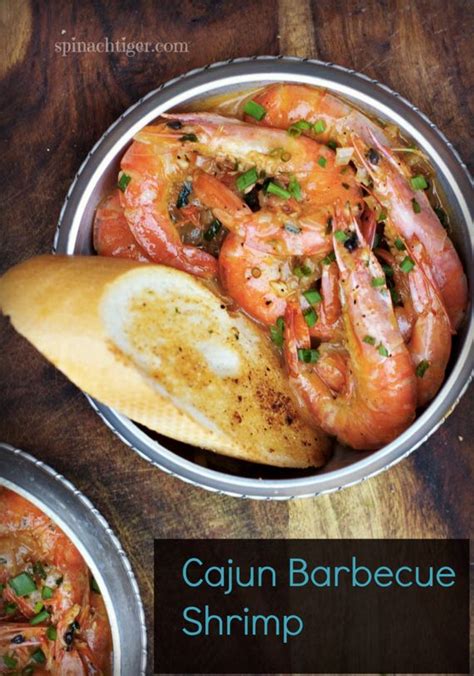 Cajun Barbecue Shrimp Spinach Tiger