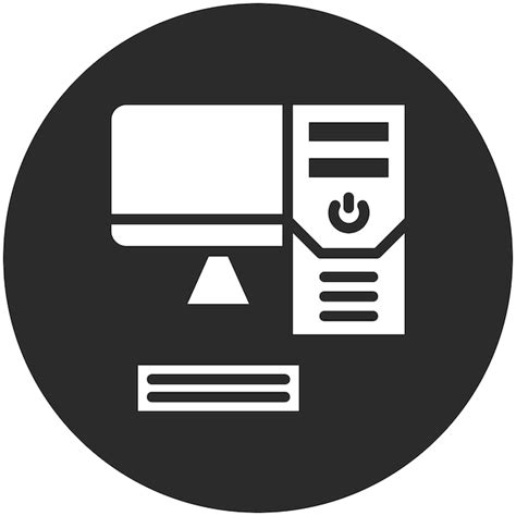 Premium Vector Workstation Vector Icon Illustration Of Cloud Computing Iconset