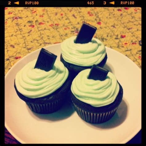 Andes Mint Chocolate Cupcakes Perfection By My Wonderful Aunt