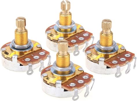 Amazon Musiclily Pro Brass Shaft Full Metric B K Guitar Pots