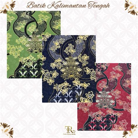 Jual Kain Batik Khas Kalteng Bahan Embossed Sutra Harga Per Setengah Meter Shopee Indonesia