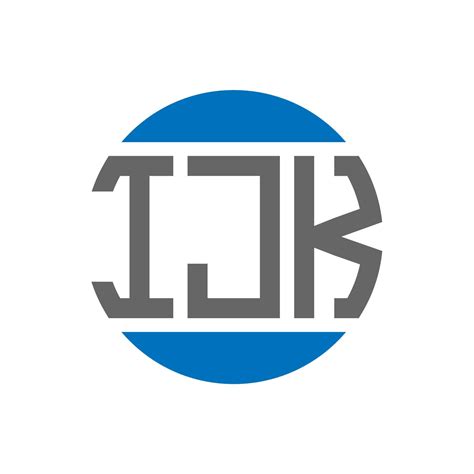Ijk Letter Logo Design On White Background Ijk Creative Initials