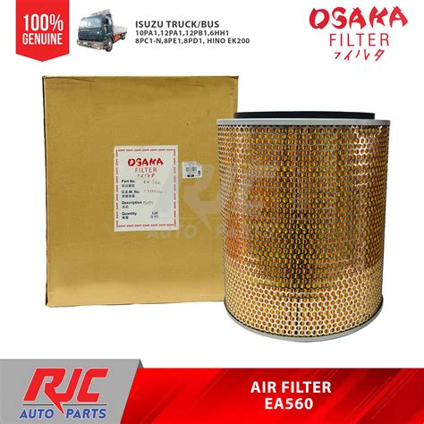 Osaka Air Filter Isuzu Truck Bus 10pa1 12pa1 12pb1 6hh1 8pc1 N8pe1