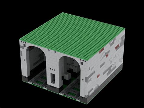 Lego Moc Two Track Tunnel By Plauge Rebrickable Build With Lego