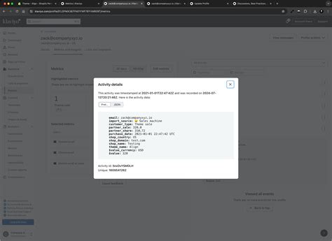 profile metrics and insights ui not aggregating event data correctly