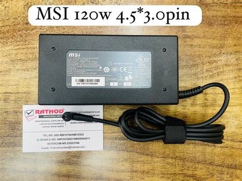 Msi W V A Mmx Mm Laptop Charger For Msi Gf Series And Ms Series Gaming Laptops