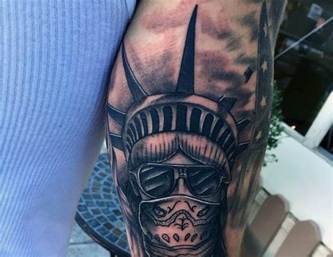 Statue Of Liberty Skull Tattoo Statue Liberty Skull Face Tattoo Images