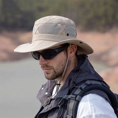 Chap U De Balde Oco Respir Vel Masculino Prote O UV Bon Solar Safari