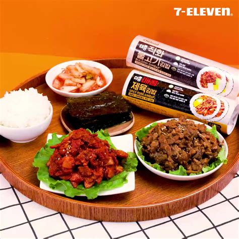 고기반찬 러버들에겐 다른반찬 필요없어😋 제육볶음 불고기 가득 꾹~꾹~꽉~꽉 눌러 담은 한줄로 맛보는 고기 한상 더꽉찬 매콤제육김밥 🏷️2800원 더꽉찬 직화불고기김밥 🏷