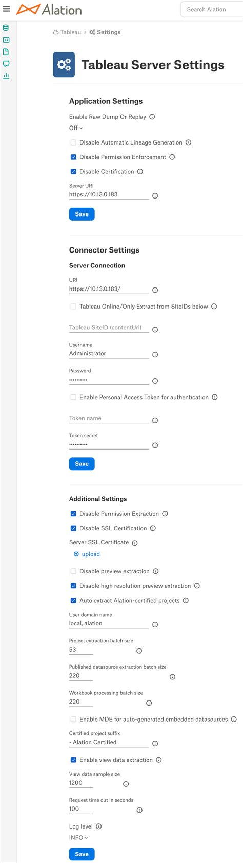 Migrate From Tableau Native Connector To Ocf Alation User Guide