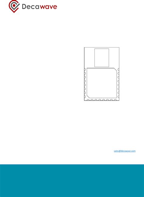 Dwm1000 Product Brief Datasheet By Decawave Limited Digi Key Electronics