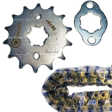 Kit Arrastre Fz 2 0 Yamaha Freno Disco 150 Dorada Cassarella 128 900