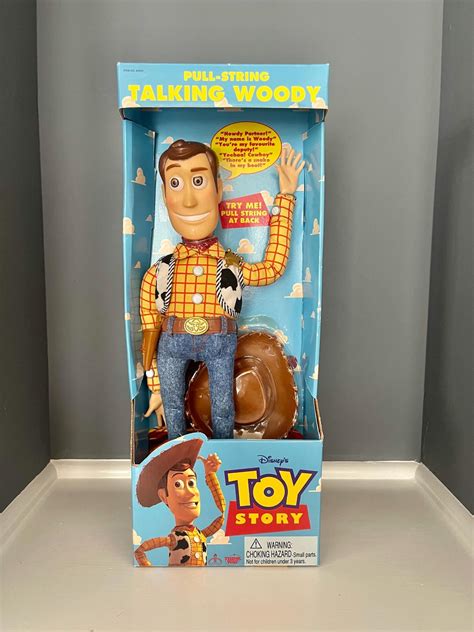 Vintage Pull String Talking Woody From The Movie Toy Story In The Original Box Never Open Etsy