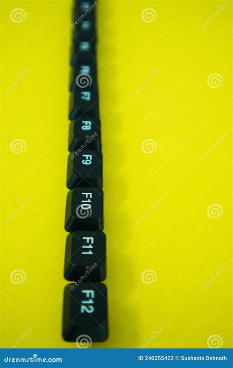 Function Keys Of A Computer Keyboard Stock Photo Image Of Function Communication