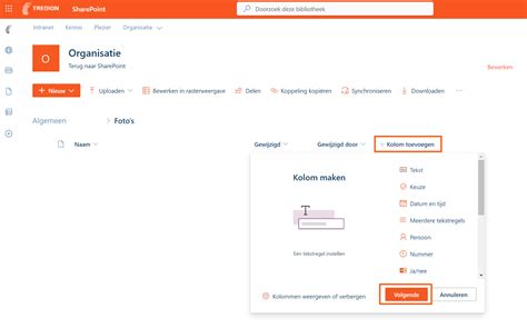Labels Toevoegen In Microsoft Sharepoint Tredion