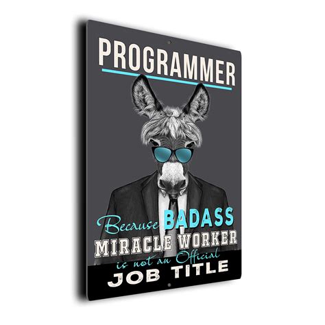 Gift For Programmer Badass Miracle Worker Programmer Gifts