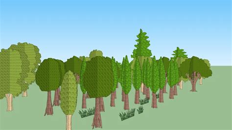 10 3d Model Sketchup Trees Collection 02 Tree 10 Skp