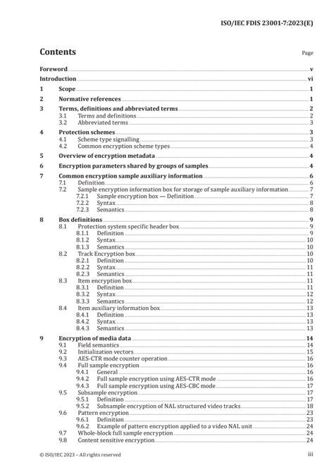 ISO IEC 23001 7 2023 Information Technology MPEG Systems Technologies Part 7 Common