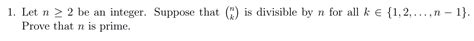 Solved Let N Be An Integer Suppose That Is Chegg