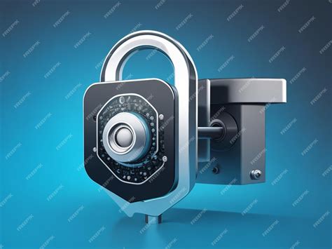 Premium Ai Image Cctv Security Technology With Lock Icon Digital Remix
