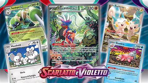 GCC Pokémon svelate le nuove carte di Scarlato e Violetto c è anche