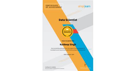 i am excited to share that i ve successfully completed the data scientist master program