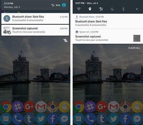 How To Get The Android Nougat Status Bar And Notifications