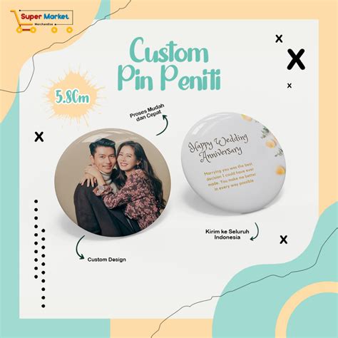 Jual 𝐊𝐄𝐋𝐈𝐏𝐀𝐓𝐀𝐍 𝟏𝟐𝐏𝐂𝐒 Cetak Pin Bross Peniti Custom 58cm Pin Bros