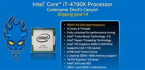 Intel Core I7 4790k Haswell Refresh Devils Canyon Processor Review