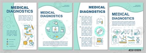 Medische Diagnose Brochure Sjabloon Stock Vector 2610509 Crushpixel