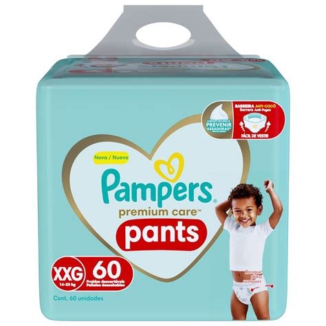 Fralda Pampers Pants Premium Care Roupinha Xxg 60 Unidades Drogaria Sao Paulo