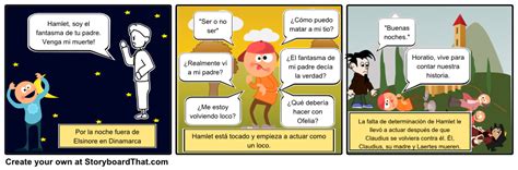Hombre Contra Si Mismo Hamlet Storyboard By Amalsedesign