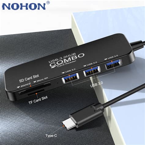 Mini Usbc Hub Typ C Zu Multi Usb 30 Tfsd Kartenl Vicedeal