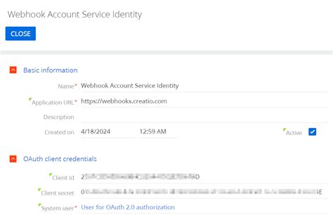 Generate Oauth 20 Client Credentials Creatio Academy