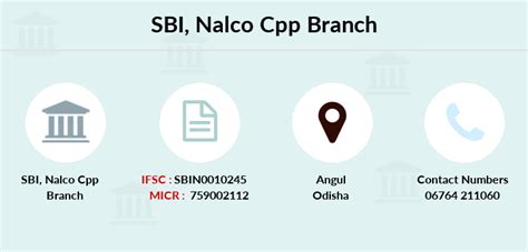 Sbi Nalco Cpp Ifsc Code Sbin0010245